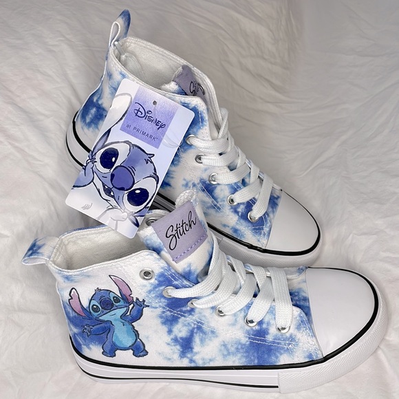 Disney | Shoes | Nwt Disney Stitch Hightop Sneakers Girls Last One ...